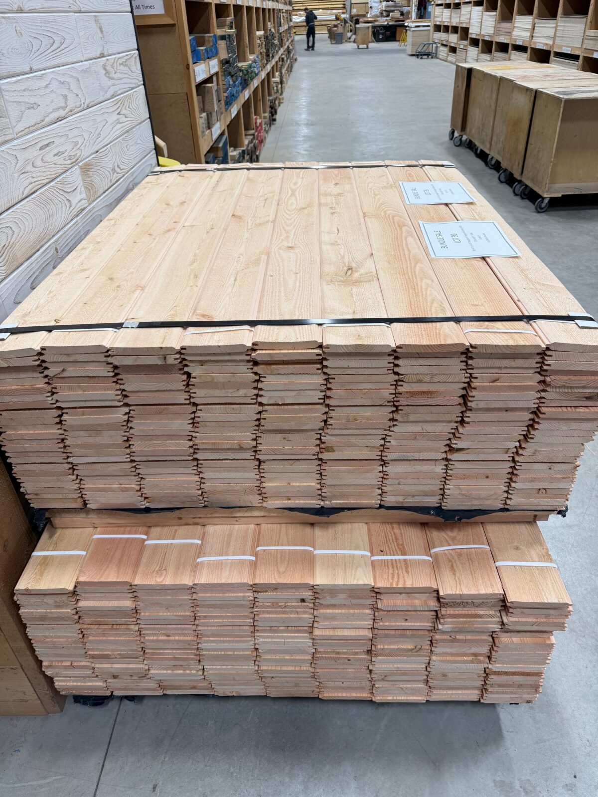 Lot 030 - 1 x 6 x 5' Douglas Fir T&G STK - Wood Shed