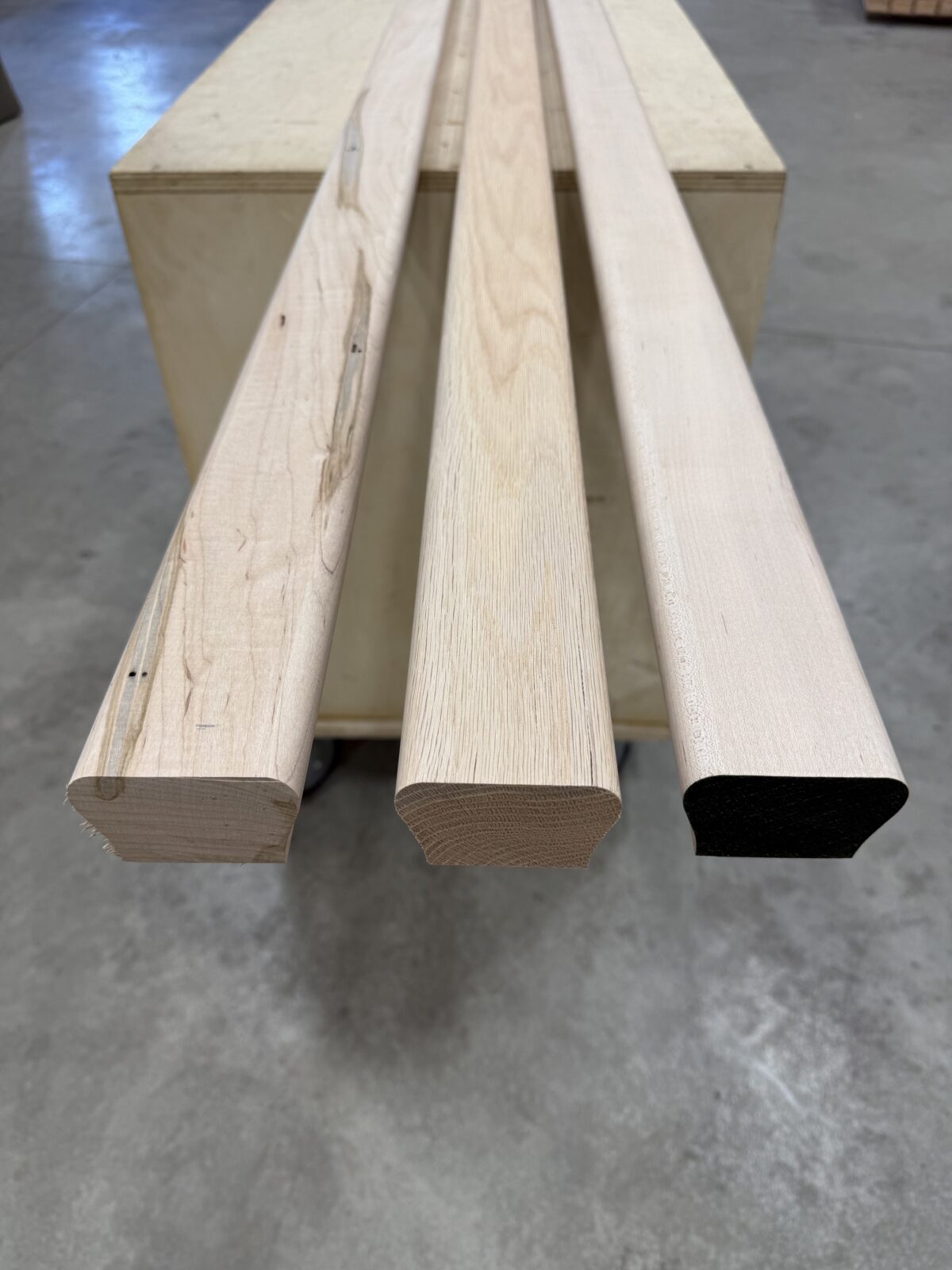 Solid Wood Handrail - Wood Shed